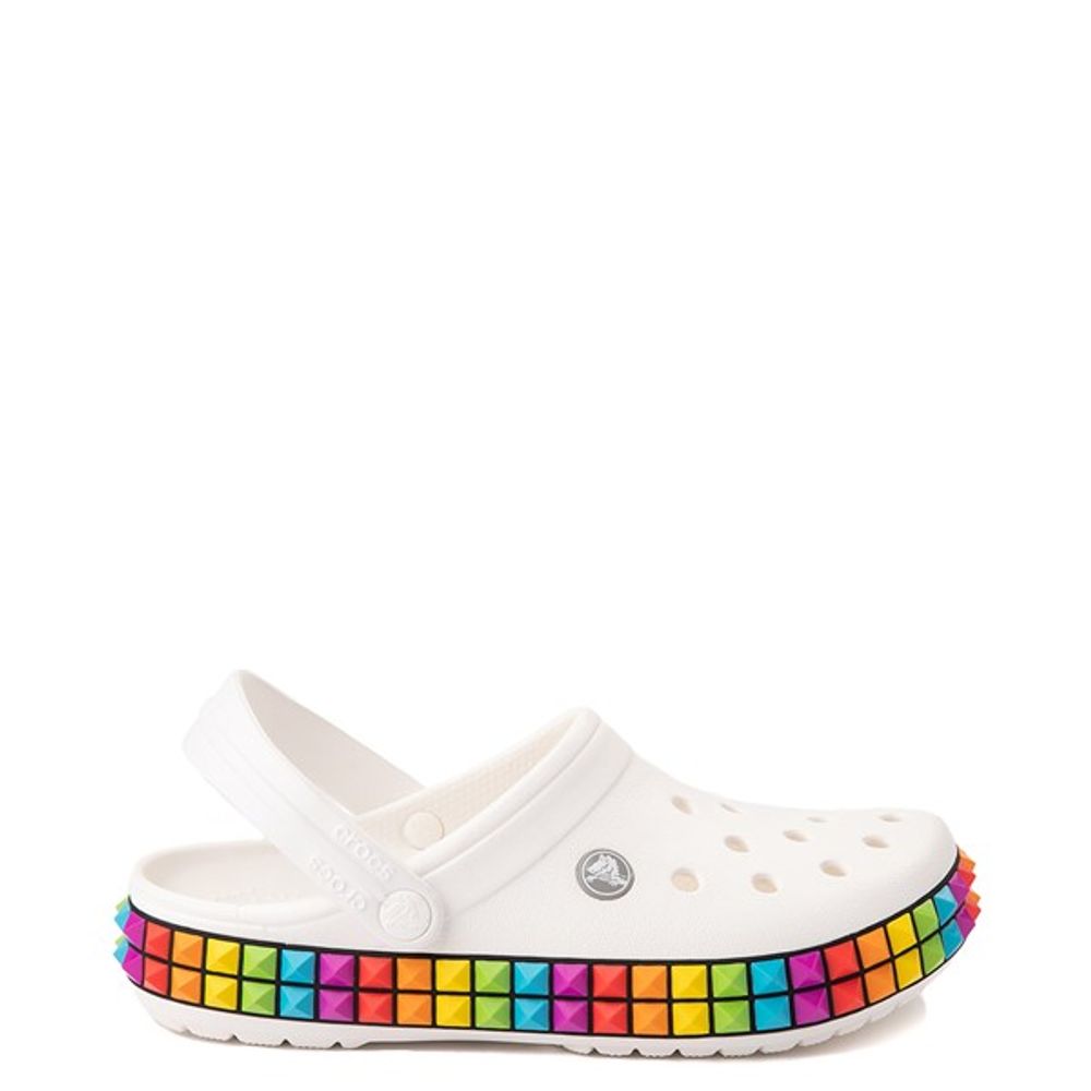 Crocs Classic 3D Shapes Clog - White / Rainbow | Mall of America®