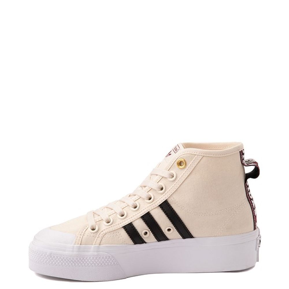 Adidas Womens adidas Nizza Mid Platform Athletic Shoe - Wonder White ...