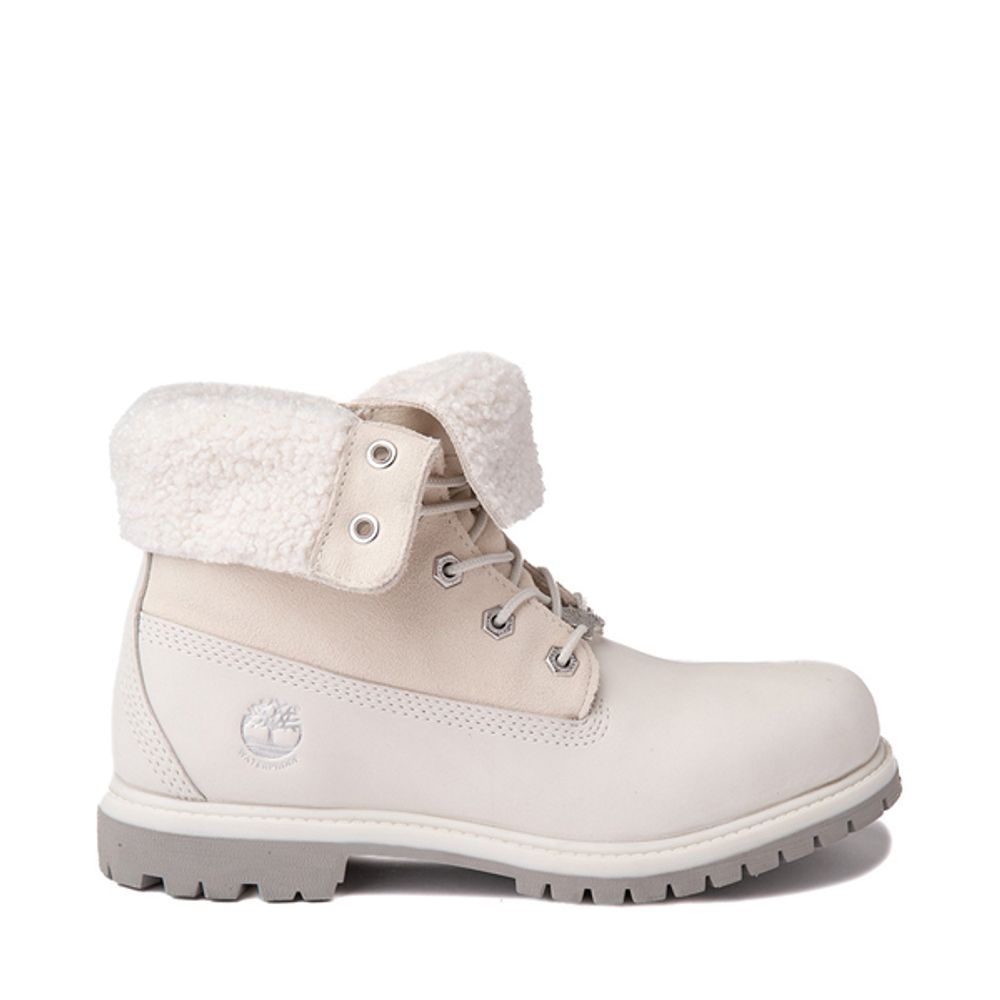 Timberland Womens Timberland Authentics Roll-Top Boot - White | Mall of ...