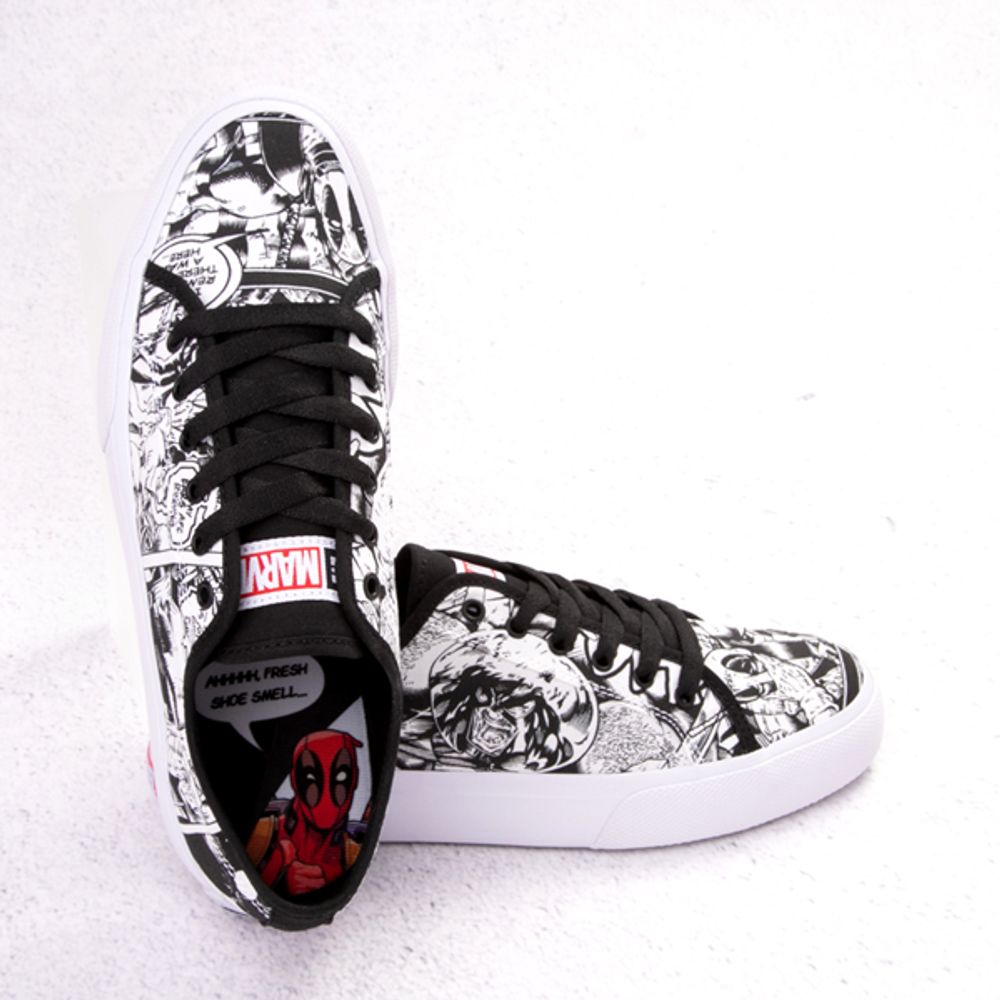 DCShoeCo DC x Marvel Deadpool Manual Skate Shoe - Black / White | Mall ...
