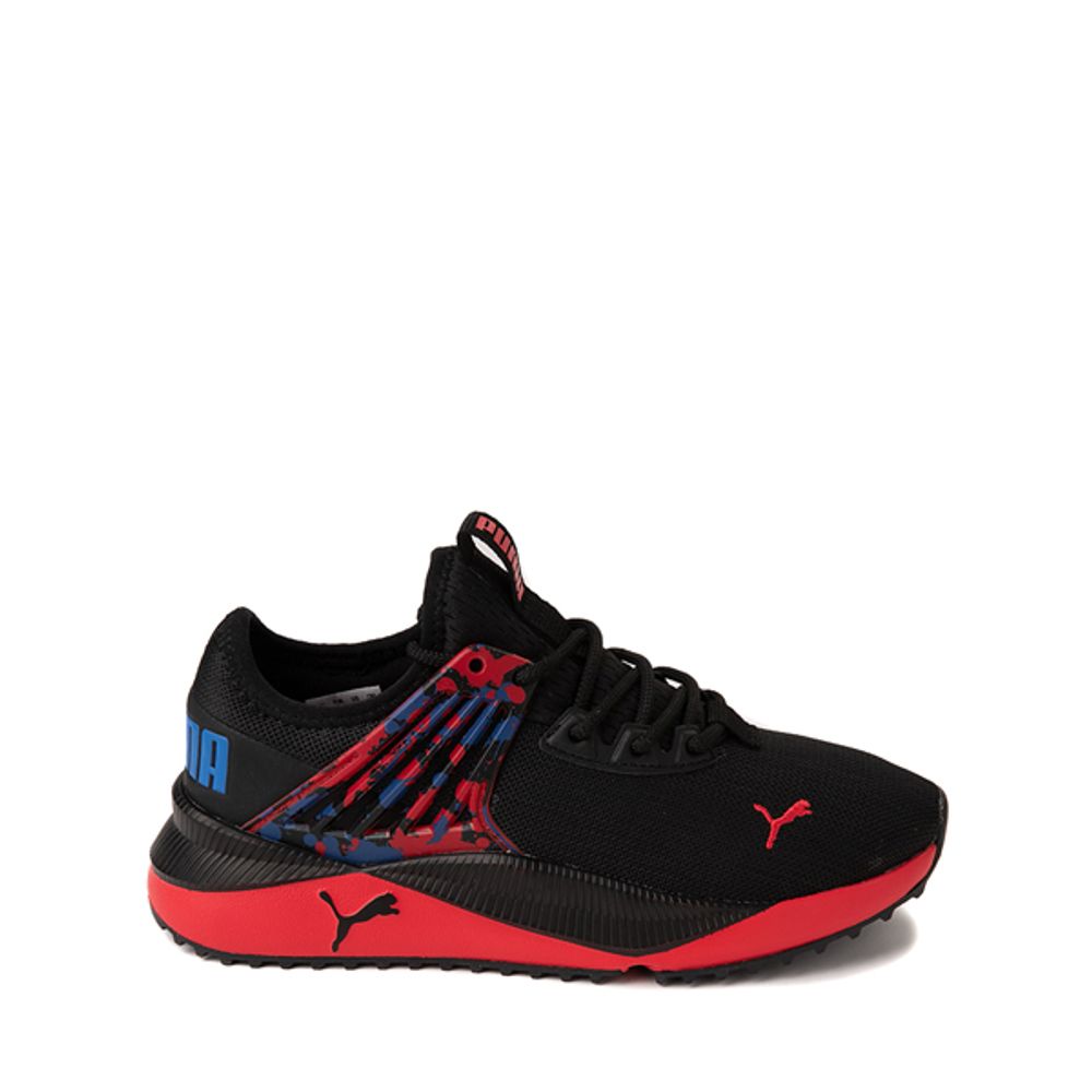 PUMA Pacer Future Splatter Athletic Shoe - Big Kid Black / Red | Mall ...