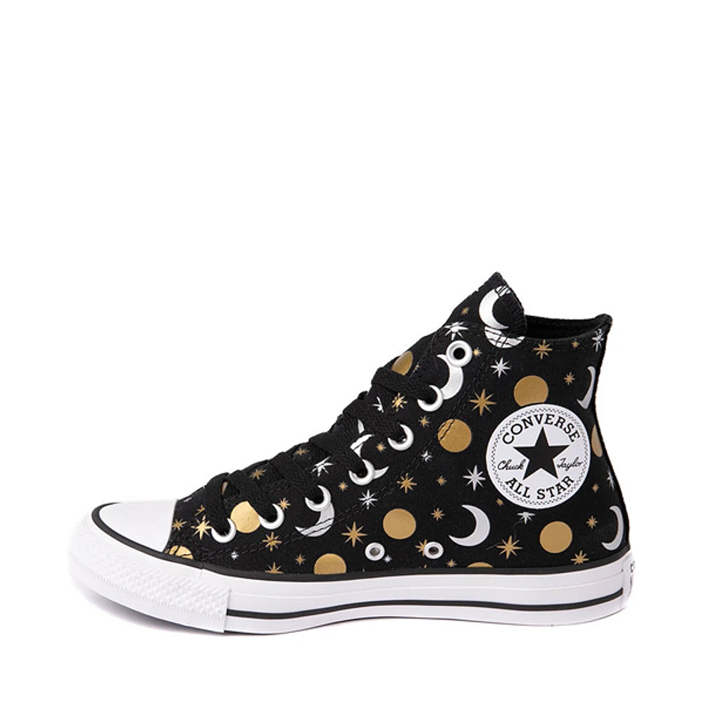 Converse Chuck Taylor All Star Hi Moon And Stars Sneaker - Black | Mall ...