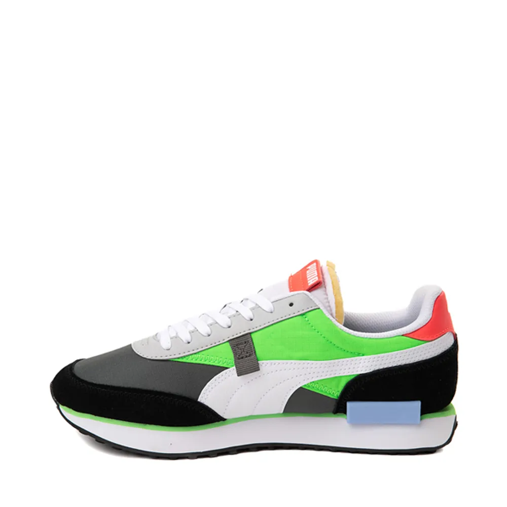 PUMA Mens Puma Future Rider Play On Athletic Shoe - Dark Shadow / Black ...