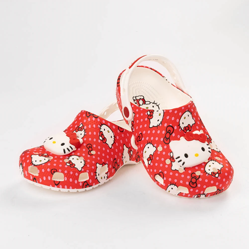 Crocs Hello Kitty® x Crocs Classic Clog - Little Kid / Big Kid - Red ...