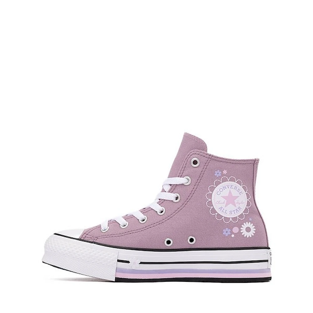 Converse Chuck Taylor All Star Lift Hi Flower Sneaker - Big Kid Orchid ...