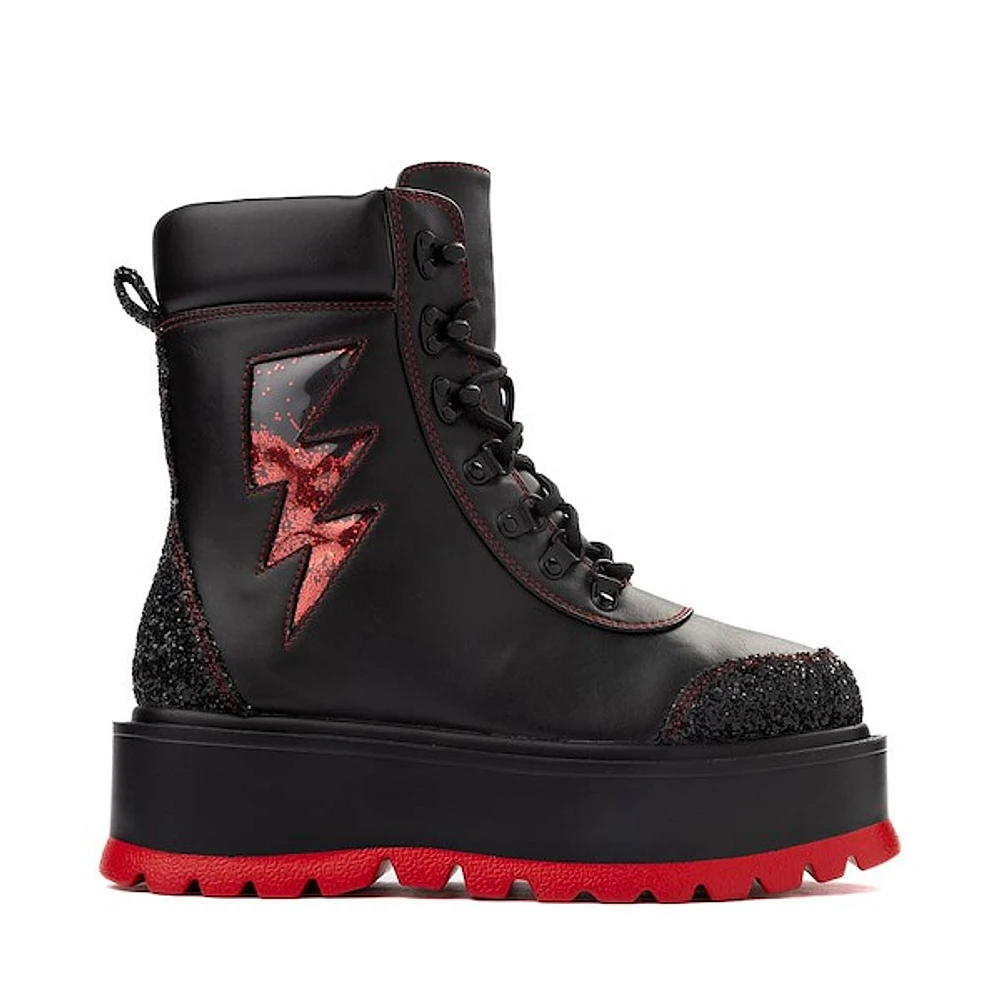 KOI Footwear Womens Rocky Horror Show x KOI Time Warp Boot - Black ...