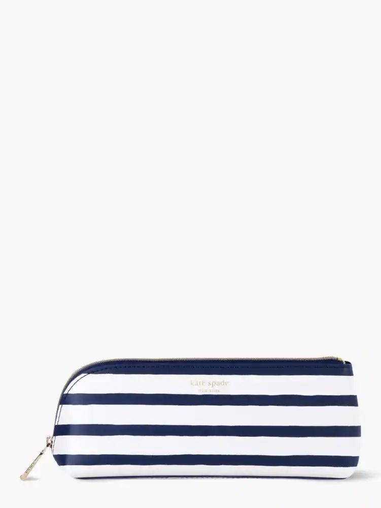 Kate Spade Navy Painted Stripe Pencil Case | Mall of America®