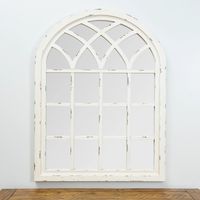 Kirkland's Distressed Cream Sadie Arch Mirror | Hamilton Place