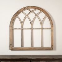 Kirklands Gray Weathered Arch Wood Wall Plaque | Hamilton Place