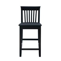 Kirklands Black Jayden Craftsman Counter Stool | Hamilton Place