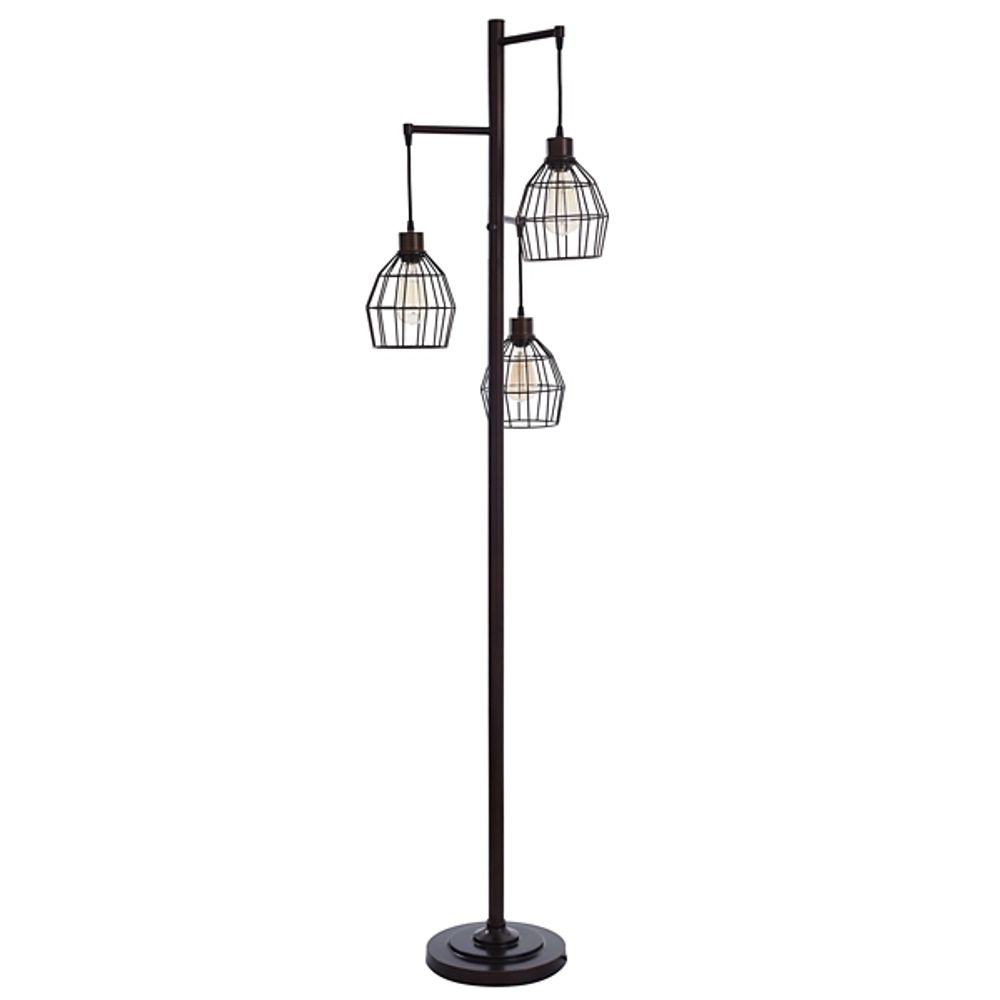 Kirklands Bronze Metal 3-Tier Floor Lamp | Hamilton Place