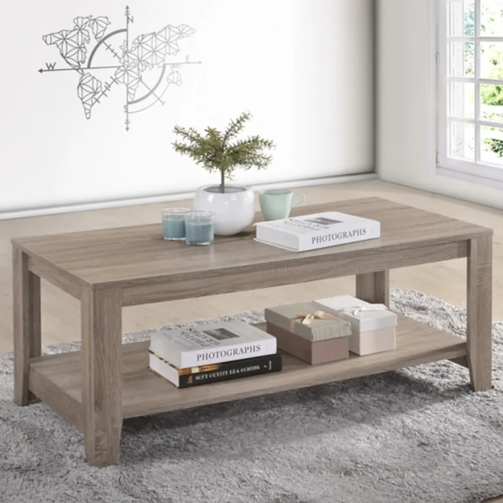 Kirklands Barrett Gray Coffee Table | Hamilton Place