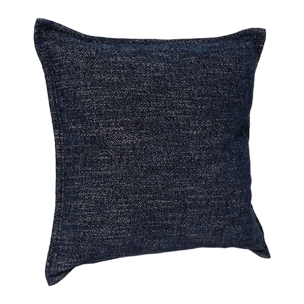 Kirkland's Navy Chenille Texture Flange Pillow, 22 in. | Hamilton Place