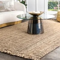 Kirkland's Hand Woven Chunky Loop Jute Caspar Area Rug, 4x6 | Hamilton ...