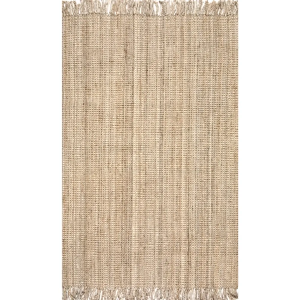 Kirklands Hand Woven Chunky Loop Jute Caspar Area Rug, 4x6 | Hamilton Place