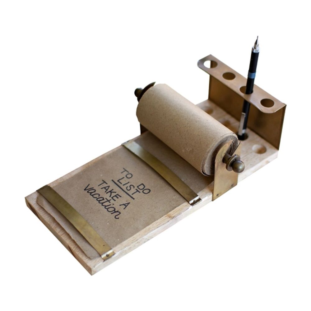 Kirkland's Wooden Tabletop Note Roll | Hamilton Place