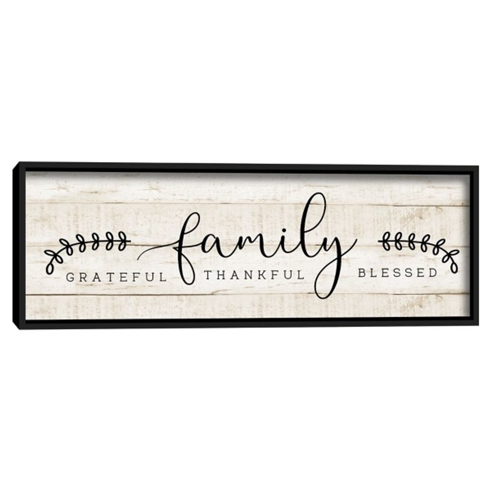 Kirklands Family Thankful Grateful Blessed Wood Wall Plaque | Hamilton ...