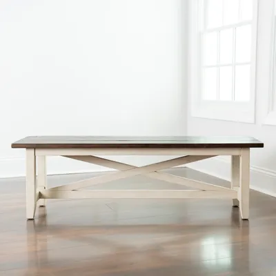 Kirklands Dark Brown and Ivory Jackson Dining Chair | Hamilton Place