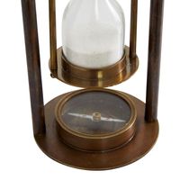 Kirklands Brass Spinning Hourglass | Hamilton Place