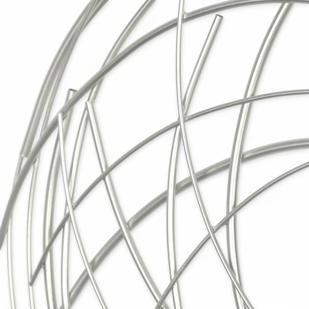 Kirklands Silver Metal Wire Abstract Wall Plaque | Hamilton Place