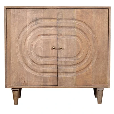 Kirkland's Manu Mango Wood Media Cabinet | Hamilton Place