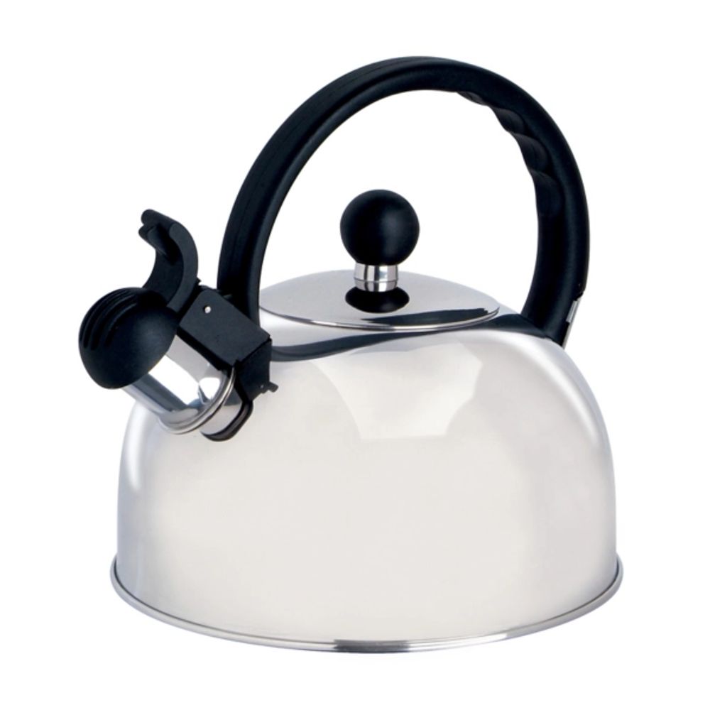 Kirkland's Silver Stainless Steel Whistling Kettle | Hamilton Place