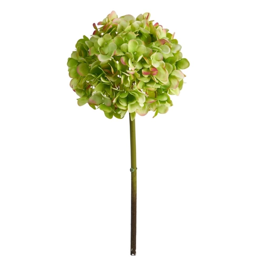 Kirklands Green Hydrangea Bloom Stems, Set of 3 | Hamilton Place