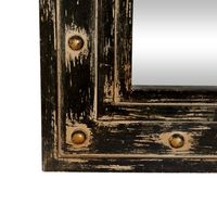 Kirkland's Distressed Brown Wood Arch Frame Grid Wall Mirror | Hamilton ...