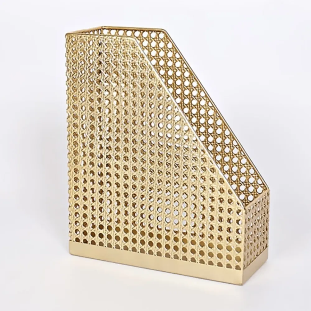 Kirkland's Golden Woven Metal File Folder | Hamilton Place