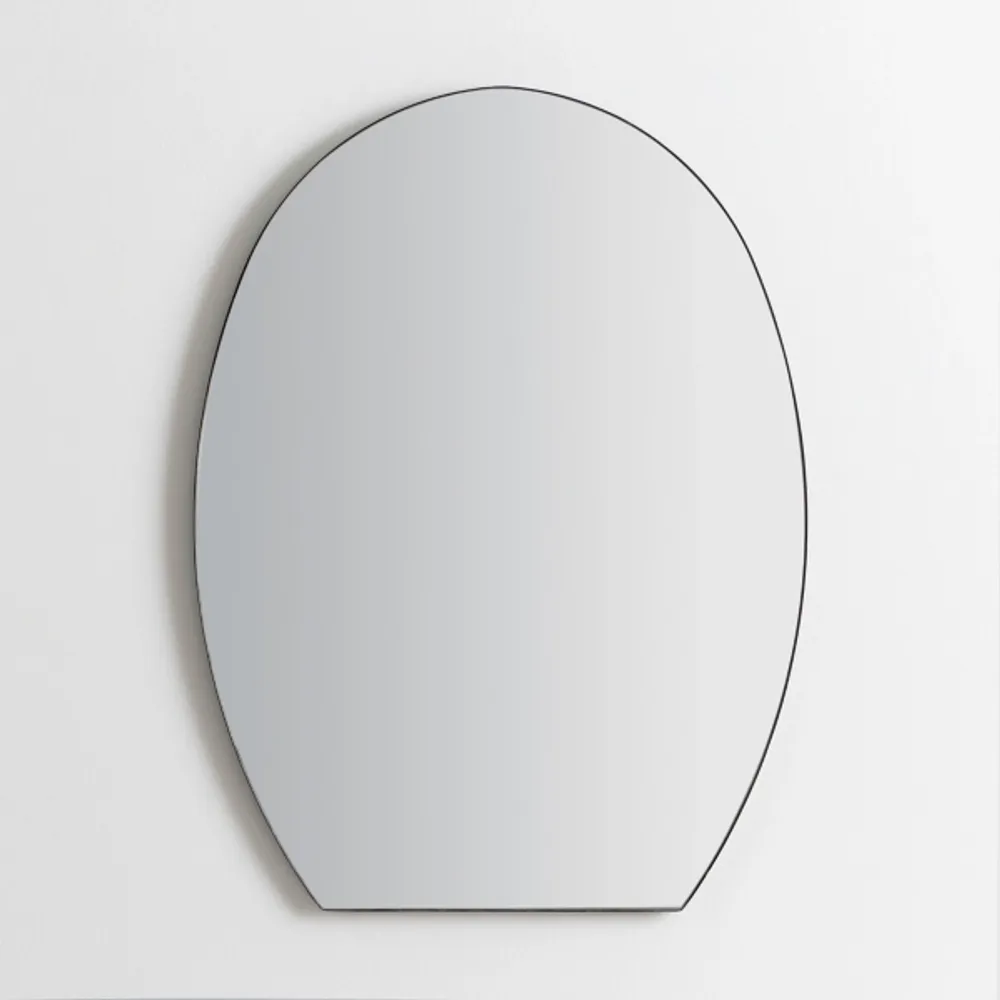Kirkland's Oval Shape Raw Edge Arched Wall Mirror | Hamilton Place