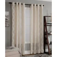 Kirklands Cream Ogival Sheer Single Curtain Panel, 84 in. | Hamilton Place