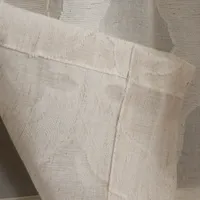 Kirklands Cream Ogival Sheer Single Curtain Panel, 84 in. | Hamilton Place