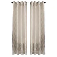 Kirklands Cream Ogival Sheer Single Curtain Panel, 84 in. | Hamilton Place