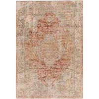 Kirkland's Lilibet Rust Red Medallion Area Rug, 5x7 | Hamilton Place