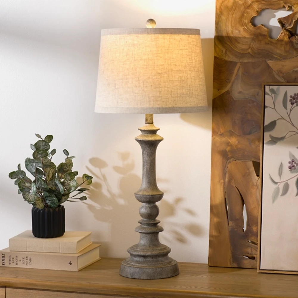 Kirklands Savannah Spindle Table Lamp | Hamilton Place