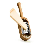 Kirkland's Rustic Oak Wood Grater Utensil | Hamilton Place