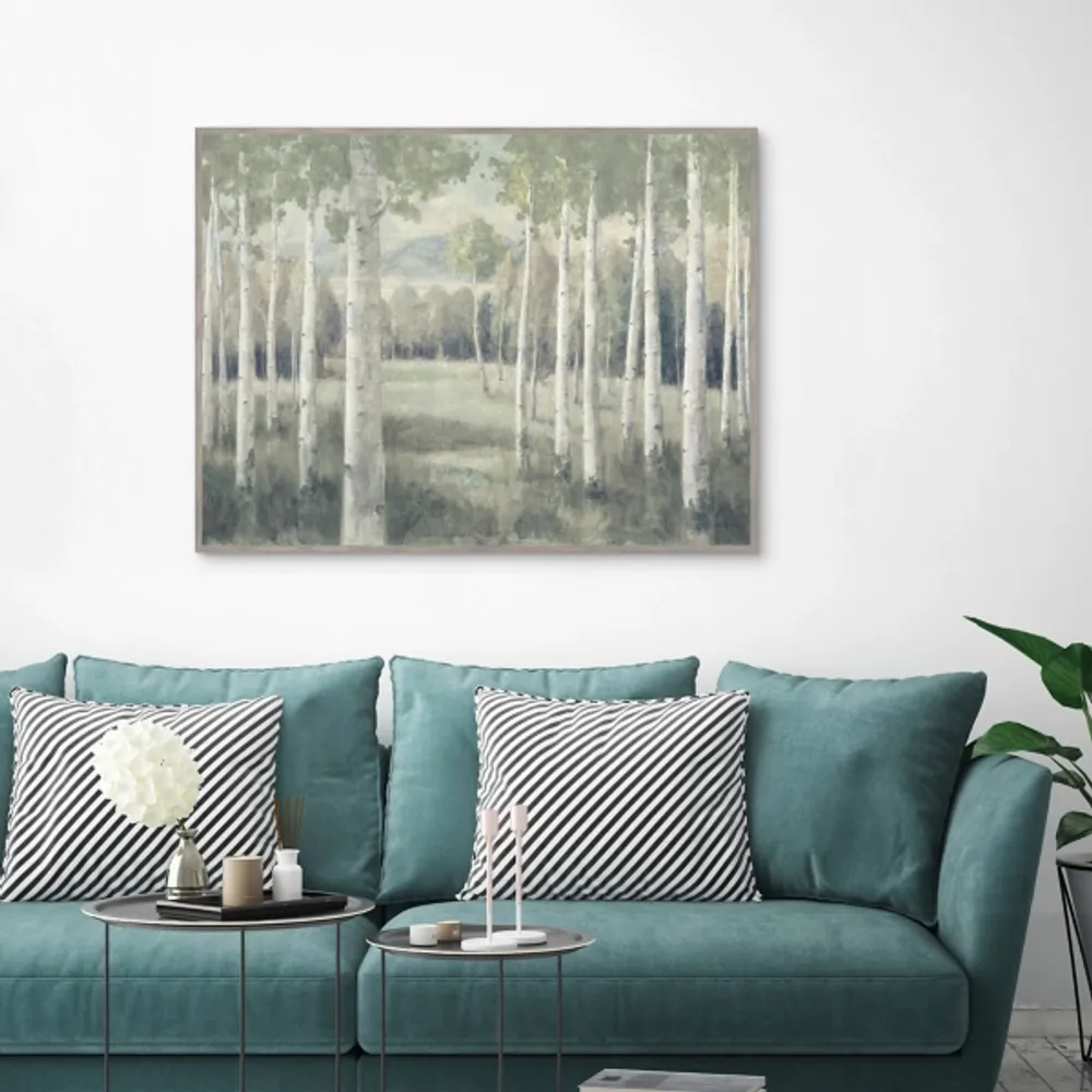 Kirklands Light Aspens Forest Framed Wall Art | Hamilton Place