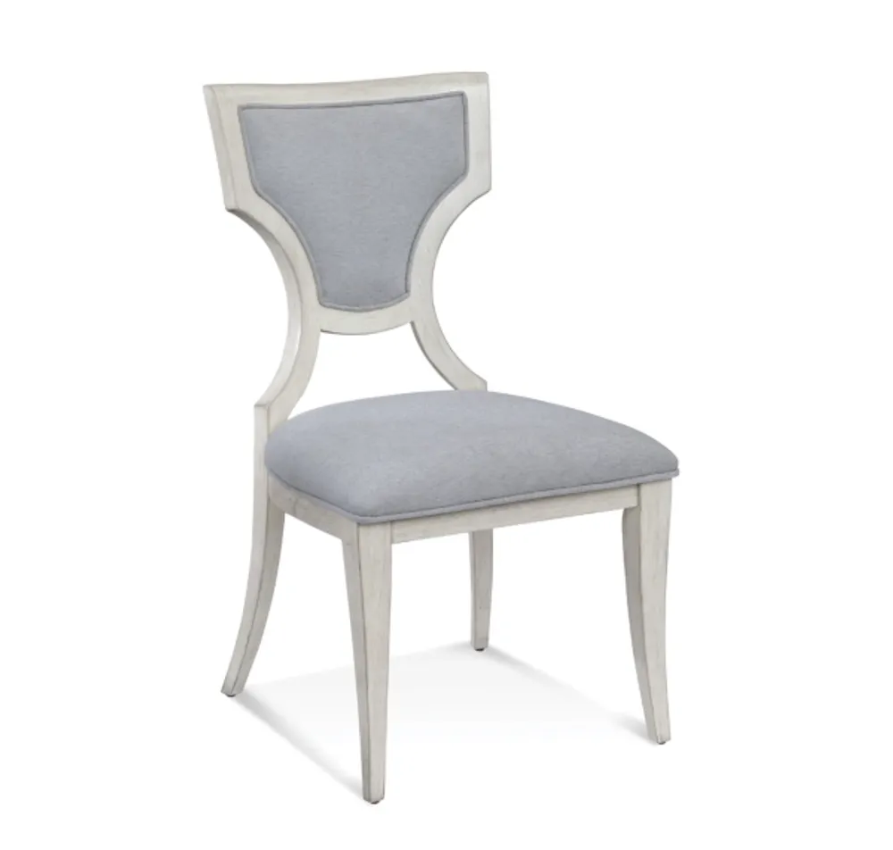 Kirkland's Cool Gray and Ivory Dining Chair | Hamilton Place