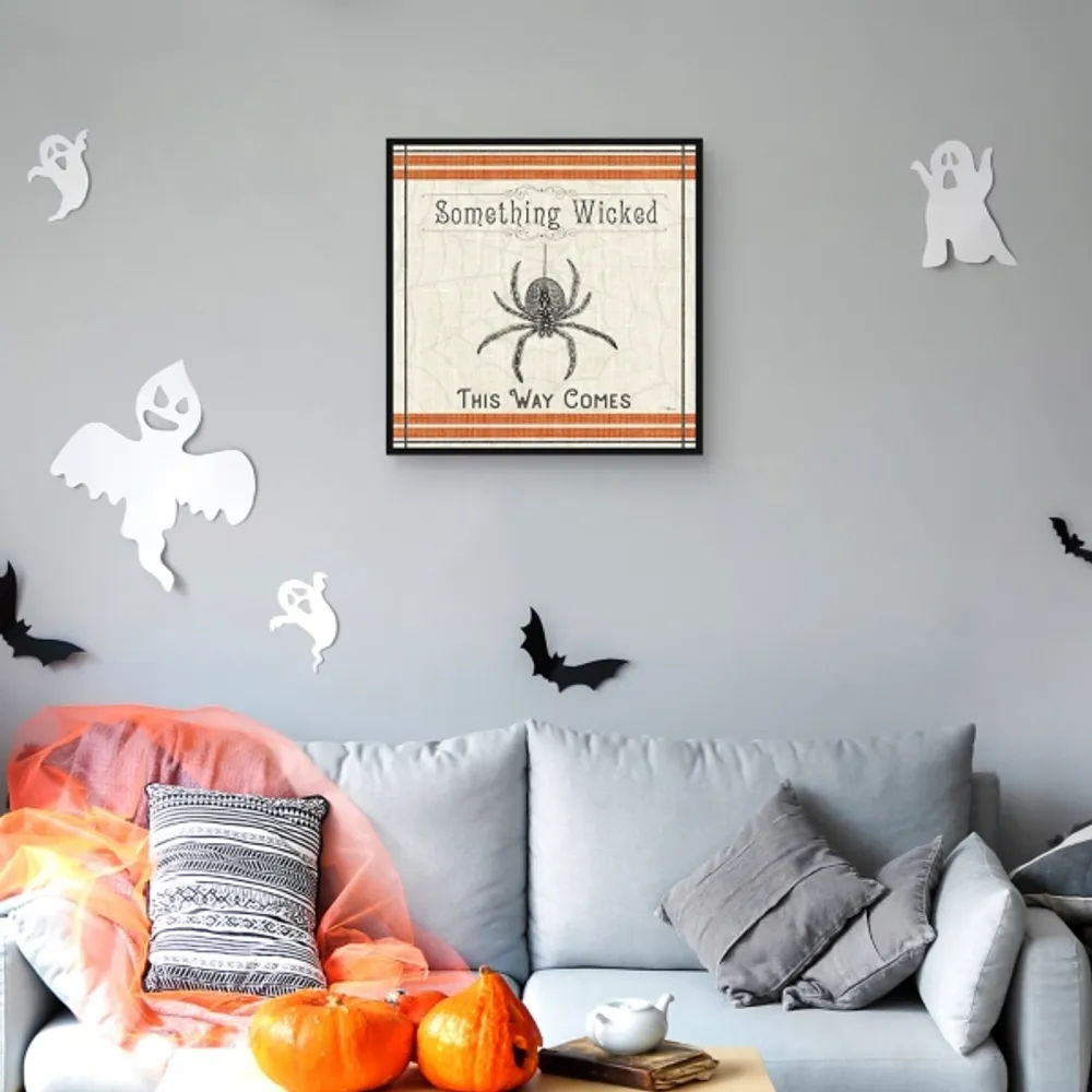Kirklands Something Wicked Spider Halloween Wall Plaque | Hamilton Place
