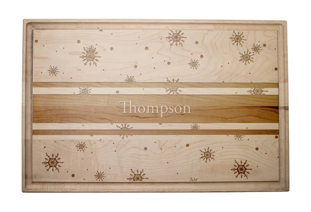 Kirkland's Personalized Maple Falling Snow Cutting Board | Hamilton Place