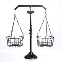Kirkland's Bronze Metal Scale with Baskets | Hamilton Place