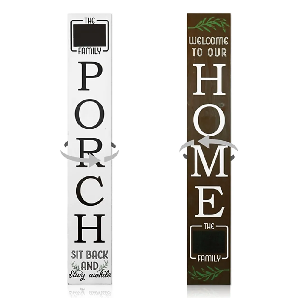 Kirkland's Home Chalk Board Two-Sided Porch Board | Hamilton Place