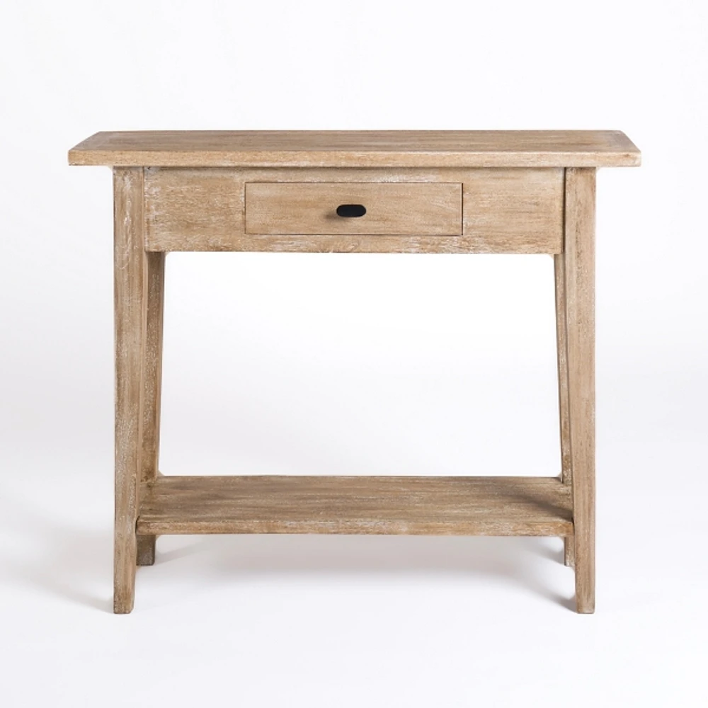 Kirklands Leo Natural Wood Console Table | Hamilton Place