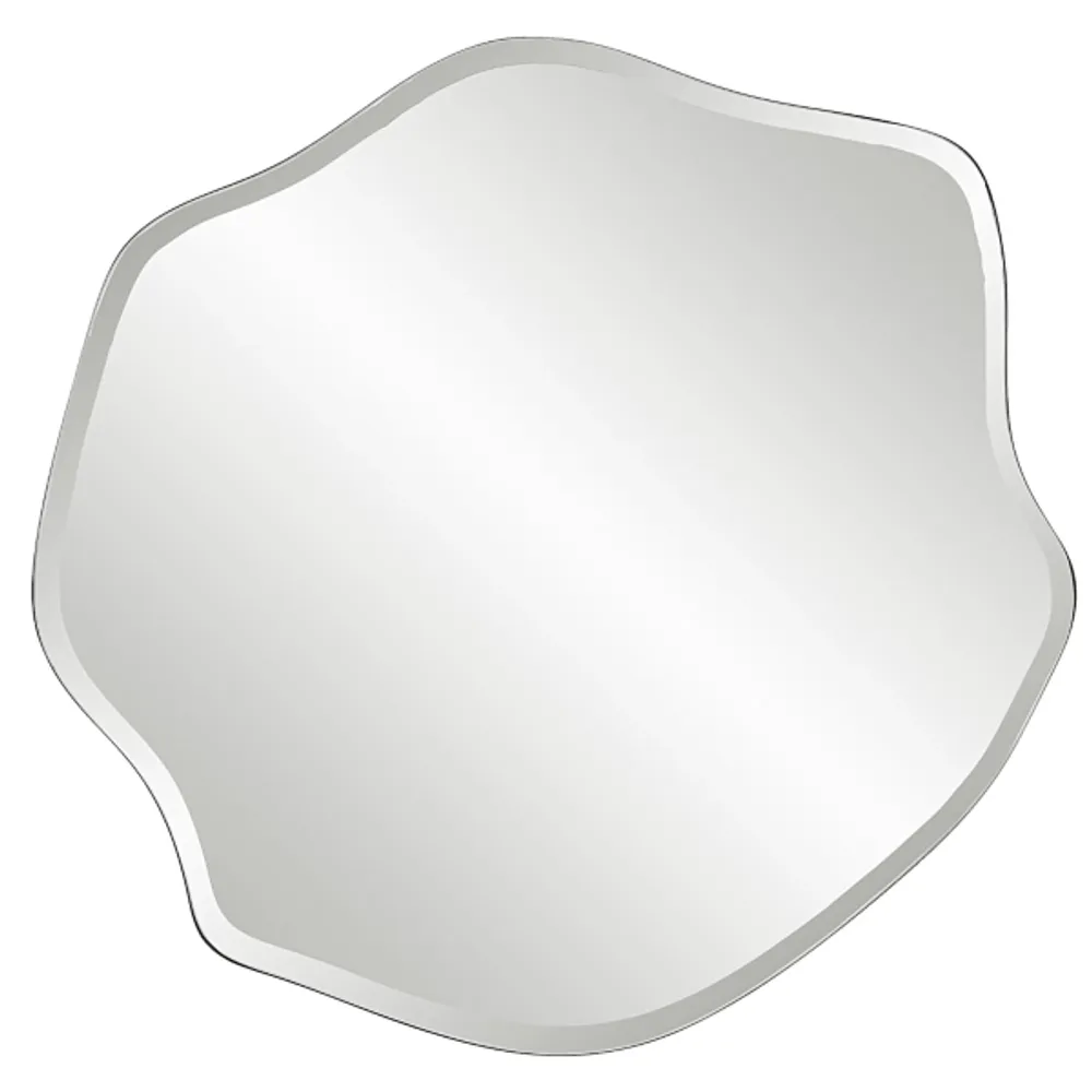 Kirkland's Frameless Beveled Wavy Wall Mirror | Hamilton Place