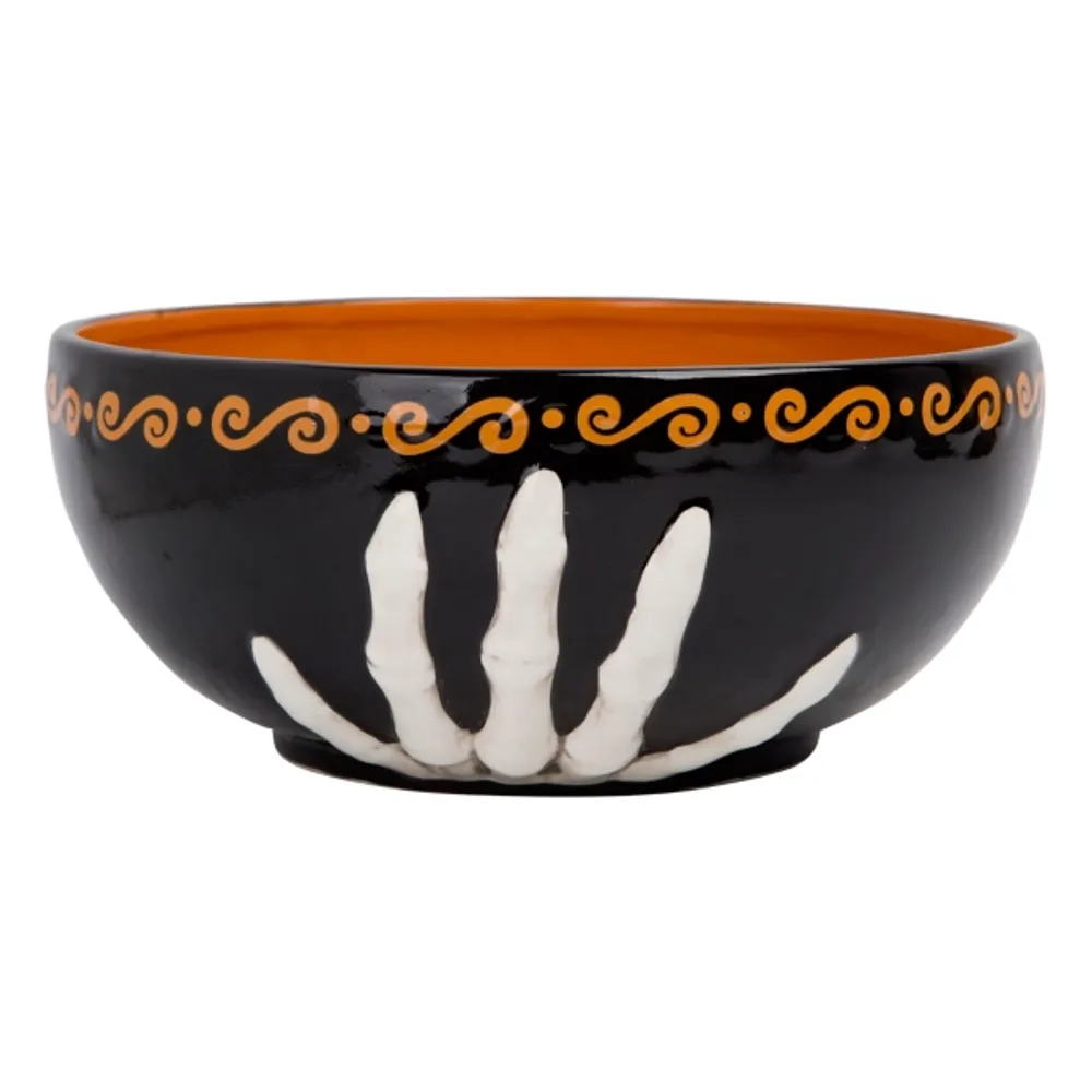 Kirklands Skeleton Hands Ceramic Bowl | Hamilton Place