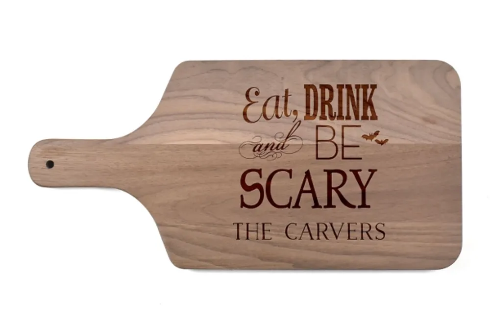 Kirklands Personalized Walnut Be Scary Cutting Board | Hamilton Place