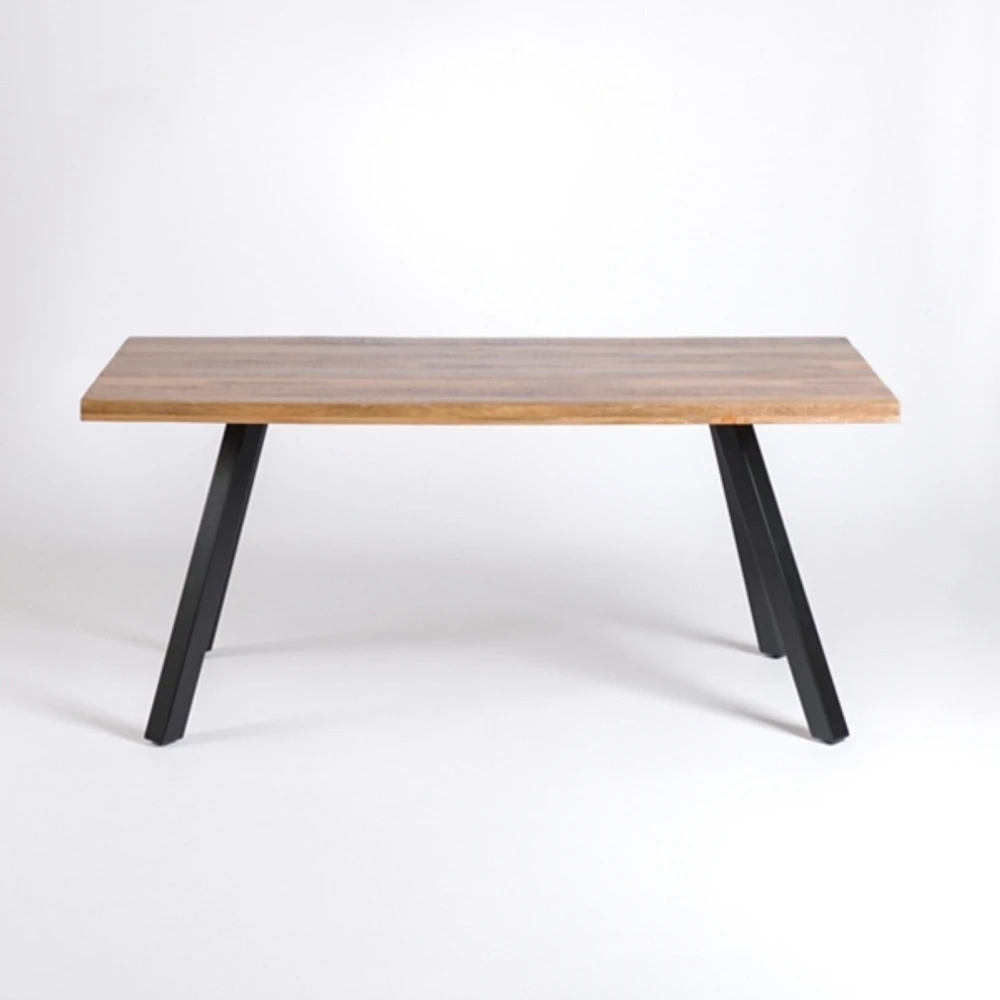 Kirklands Glenn Natural Wood Rectangular Dining Table | Hamilton Place