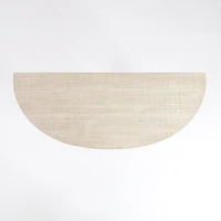 Kirklands Savannah Cream Distressed Half Moon Console Table | Hamilton ...