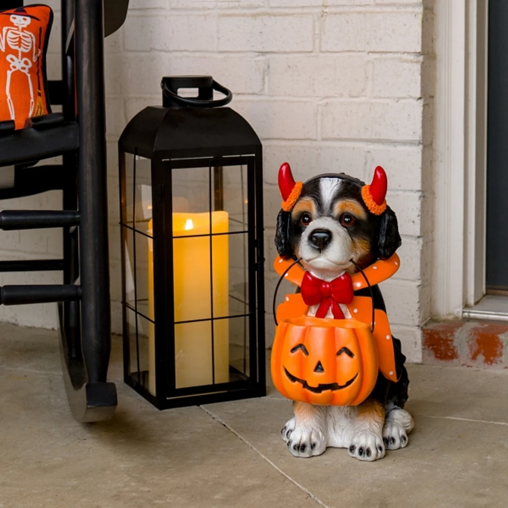 Kirklands Devil Dog Halloween Statue | Hamilton Place
