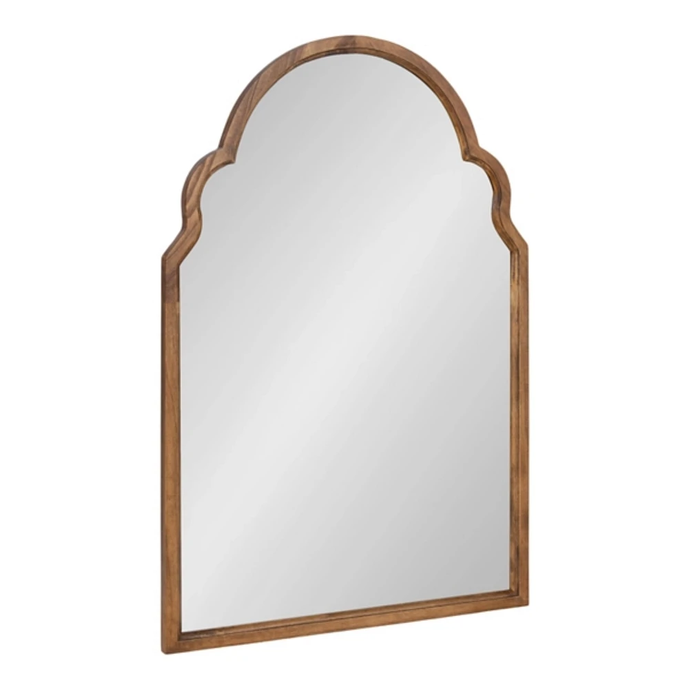 Kirklands Brown Wood Arch Hogan Wall Mirror | Hamilton Place